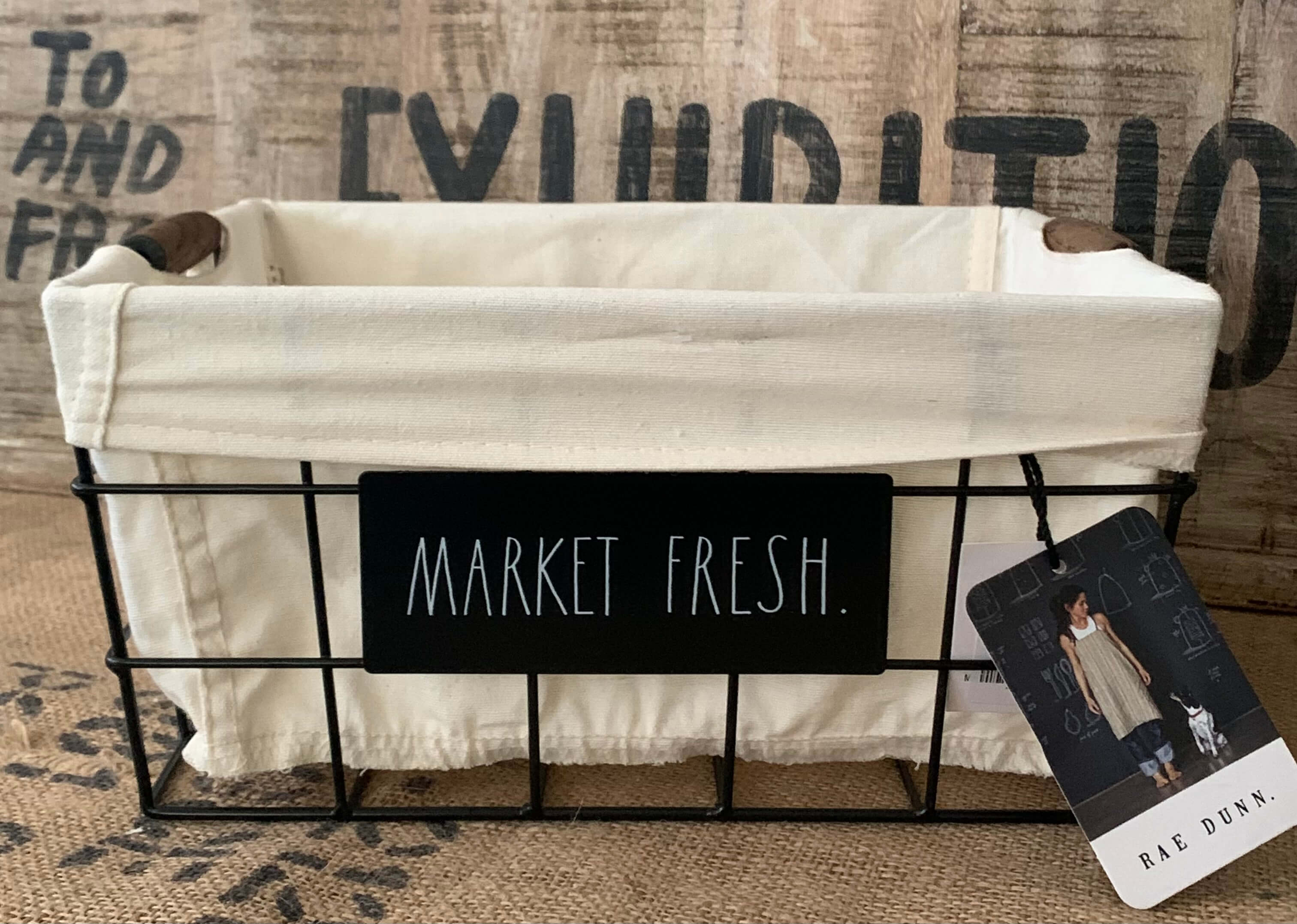 Rae Dunn “MARKET FRESH” Baskets – Countin' Crows Mercantile
